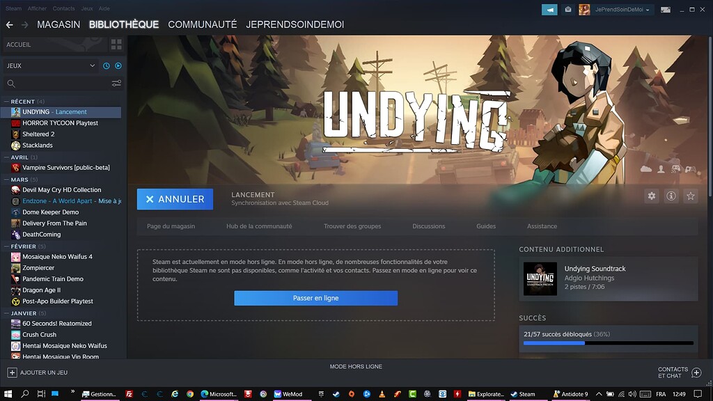 [Making Trainer] Undying - PC Gaming - WeMod Community