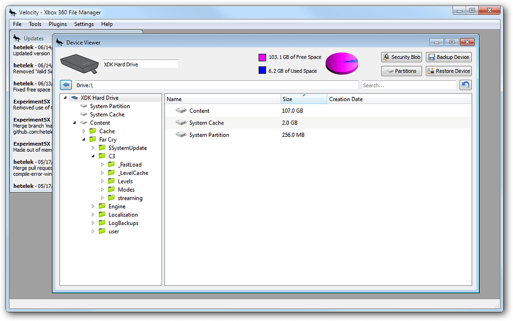 [Release] Velocity - Xbox360 Cross-Platform File Manager (v0.1.0.0 ...