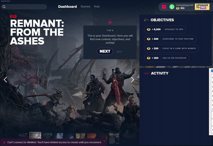 WeMod App Activity - Support - WeMod Community