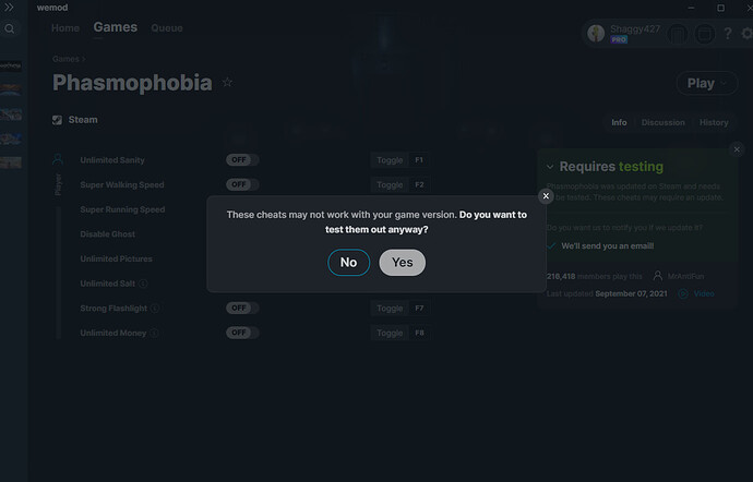 Phasmophobia Cheats and Trainer for Steam - Page 16 - Trainers - WeMod ...