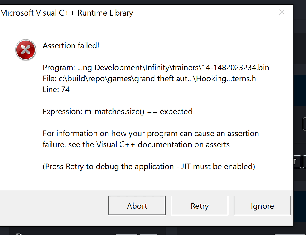 Asserition how to fix - Support - WeMod Community