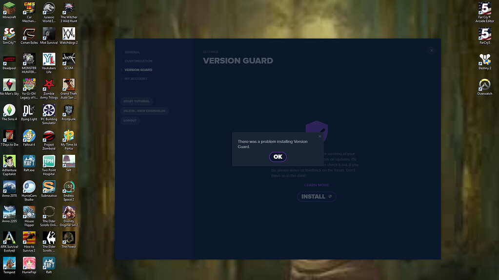 Version Guard Error - Support - WeMod Community