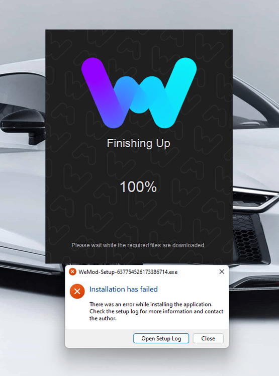 WeMod Wont install - Support - WeMod Community