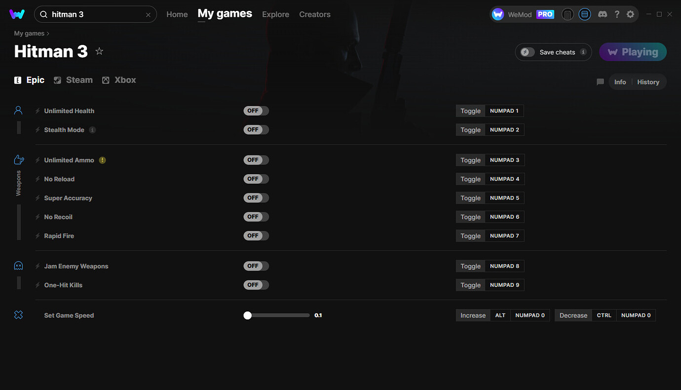 Hitman 3 Cheats and Trainer for Epic Games - Trainers - WeMod Community