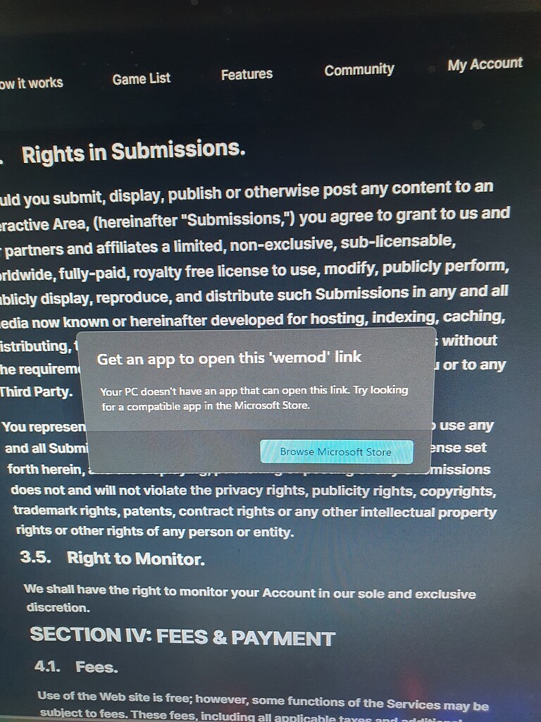 Wemod Installation Eror - Support - WeMod Community