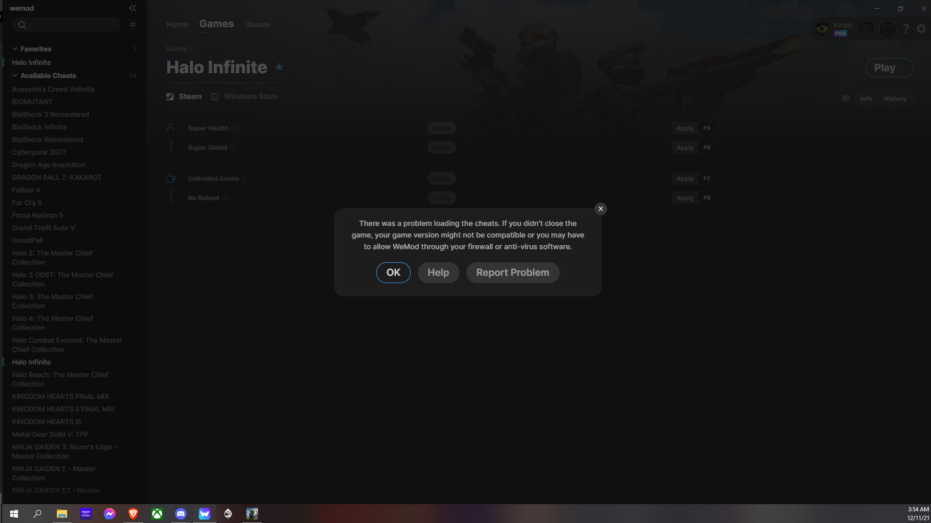 Halo Infinite Cheats and Trainer for Steam - Trainers - WeMod Community