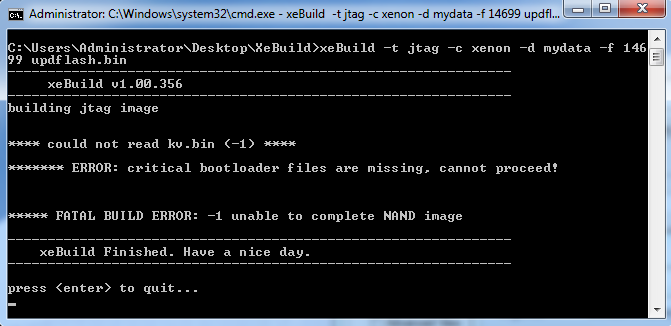 Updating to 14699 using XeBuild and installing Dash Launch - Xbox ...