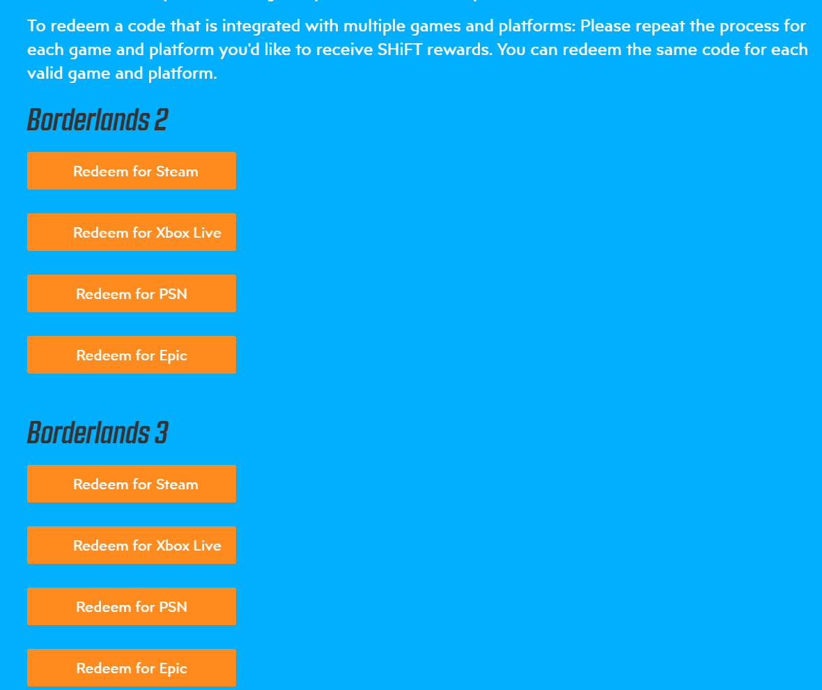  Free In Game Items Keys For Borderlands 2 Borderlands 3 And Tiny