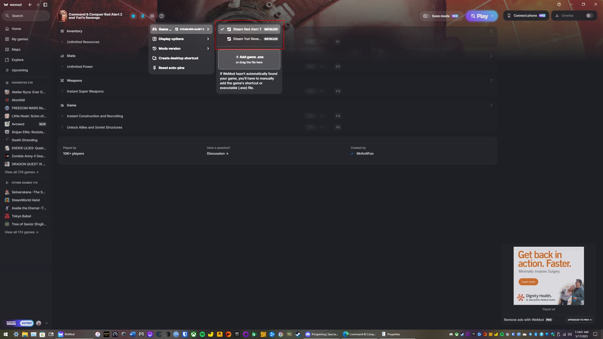 Command & Conquer Red Alert 2 and Yuri's Revenge (Red Alert 2) Cheats ...