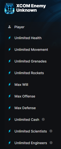 XCOM Enemy Unknown Cheats and Trainer for Steam - Page 2 - Trainers - WeMod Community