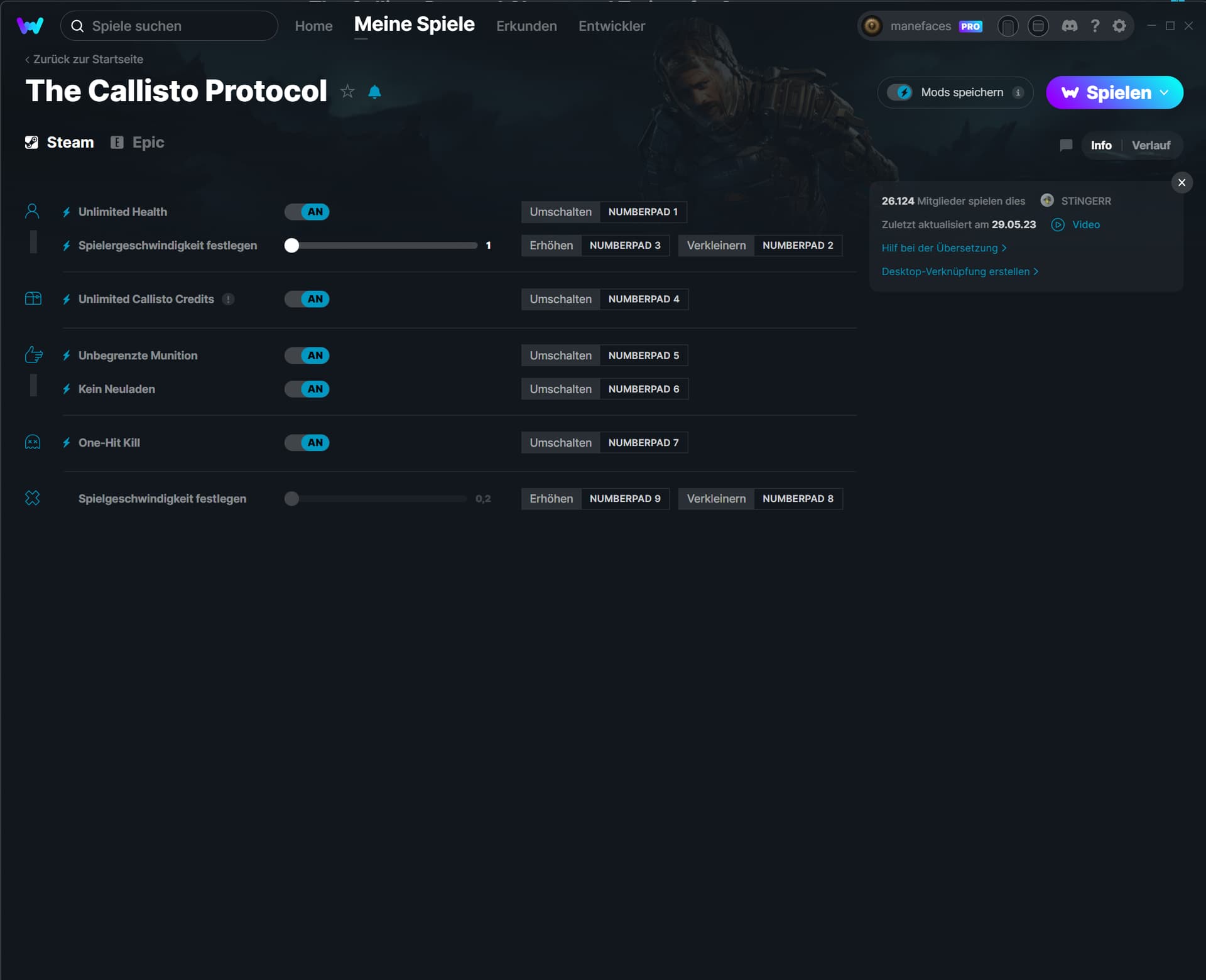 The Callisto Protocol Cheats and Trainer for Steam - Page 5 - Trainers - WeMod Community