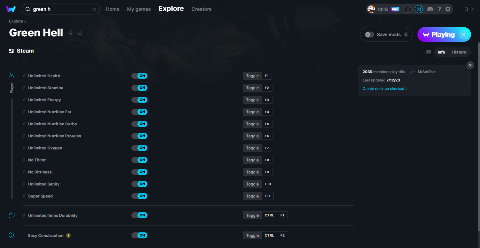 Green Hell Cheats and Trainer for Steam - Page 10 - Trainers - WeMod Community