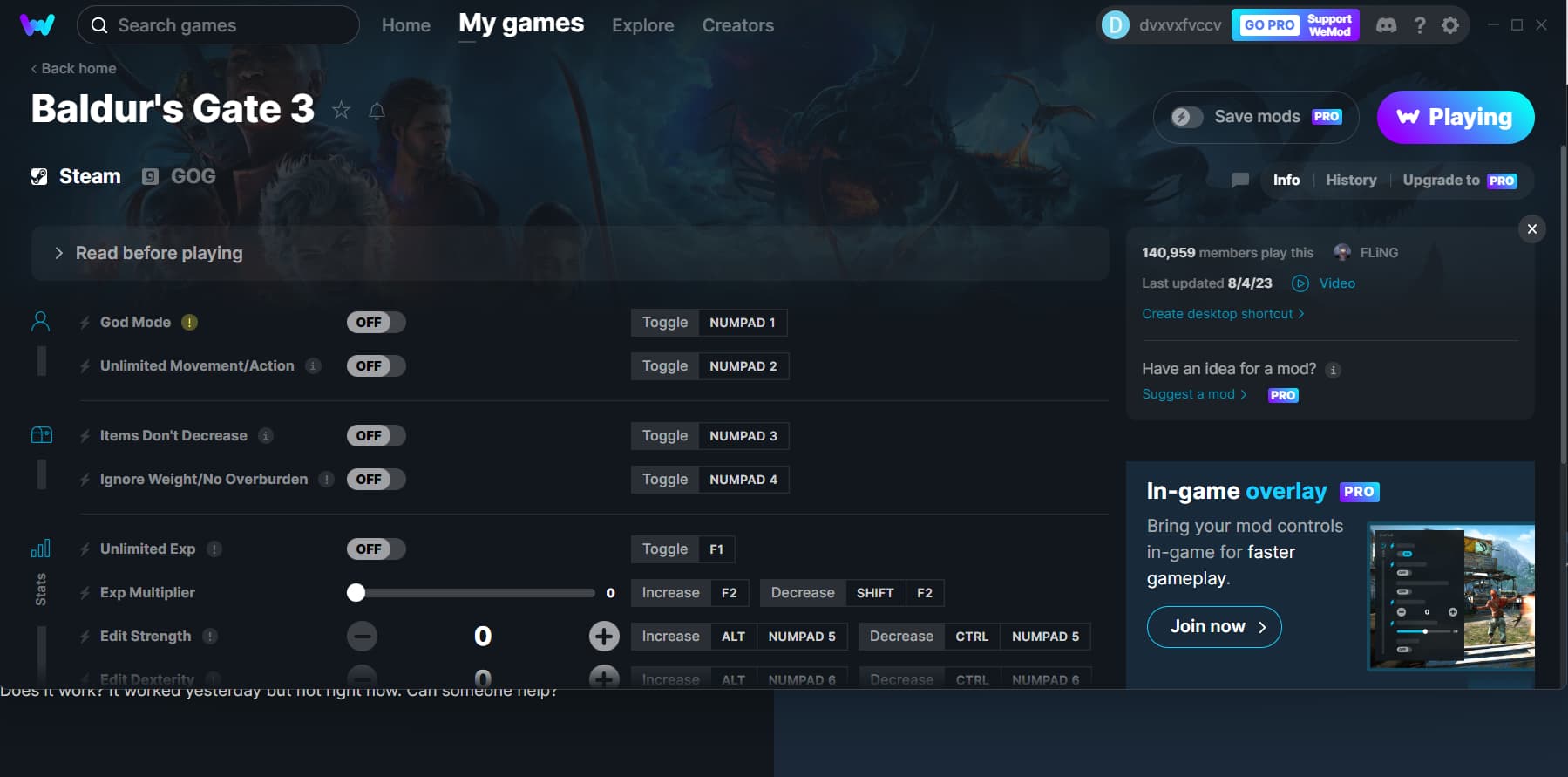 Baldur's Gate 3 Cheats and Trainer for Steam - Page 32 - Trainers ...